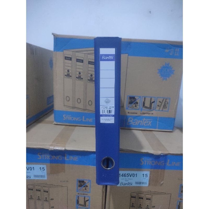 Jual Bantex 1451 V 01 A4 50 mm Blue Ordner Bantex A4 5 Cm Biru | Shopee Indonesia