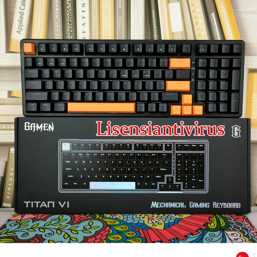 Jual Keyboard Mechanical GAMEN Titan VI Gasket Design 99 Keys Ergonomic ...