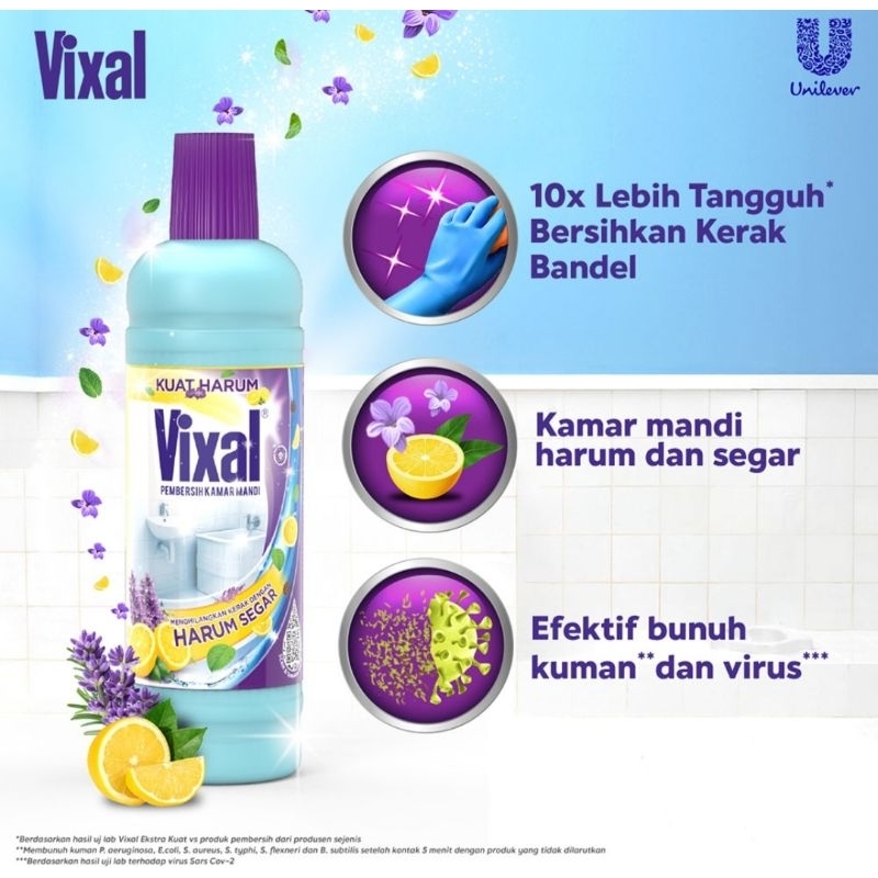 Jual Vixal Pembersih Kamar Mandi 750ml / Vixal Pembersih WC 750ml | Shopee Indonesia