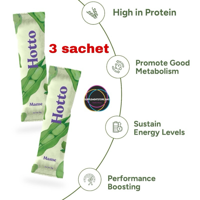 Jual (Bisa Gosend) 3 SACHET HOTTO MAME Hotto Purto Superfood Oat Whey ...