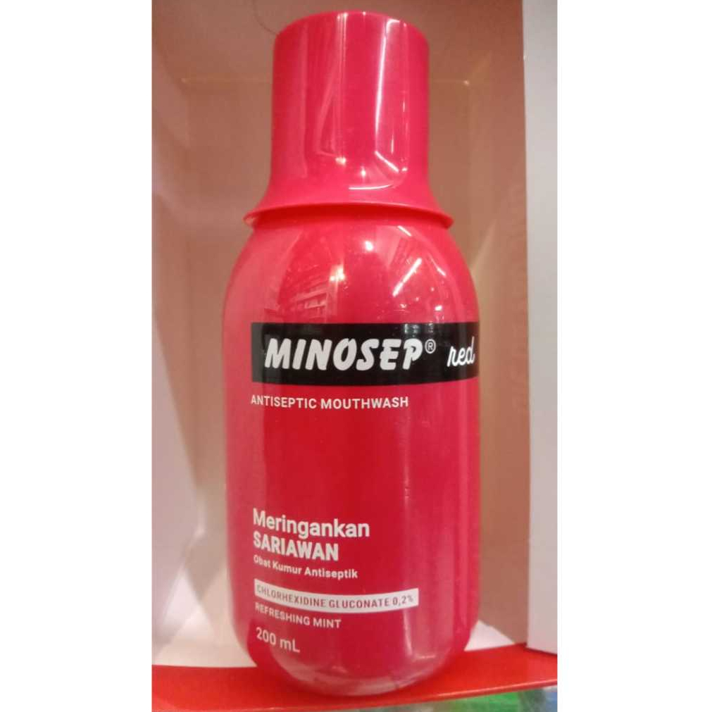 Jual MINOSEP OBAT KUMUR 0.2% 200ML | Shopee Indonesia