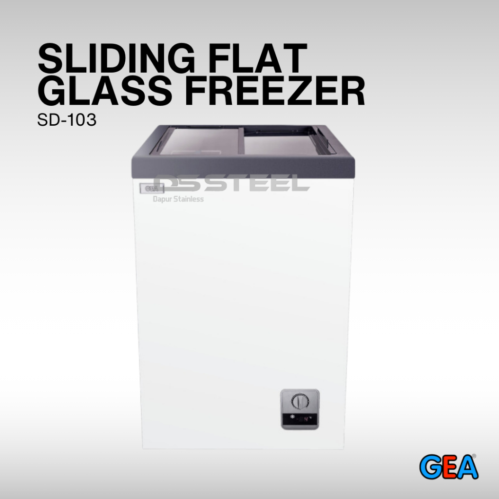 Jual GEA Sliding Flat Glass Freezer GEA SD-103 / Freezer Sliding GEA SD ...