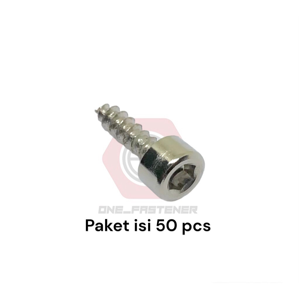 Jual 50 Pcs v324 Baut Body Ulir Kasar Monel Nekel Yamaha Matic Bebek ...