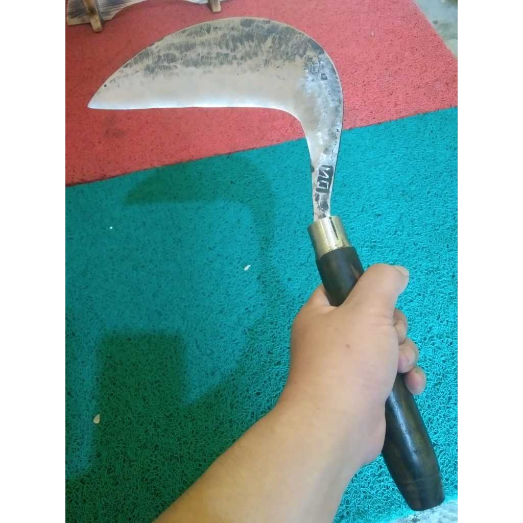 Jual pisau raut baja asli & pisau rumput full baja cap DN 100% | Shopee ...