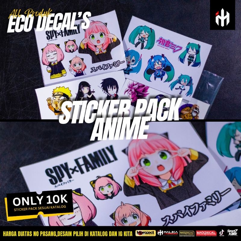 Jual STIKER PACK ANIME | Shopee Indonesia