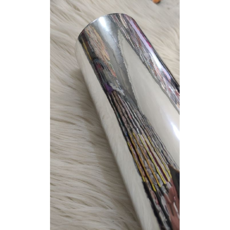 Jual Skotlet krom sticker krum sticker chrome silver melar dan lentur ...