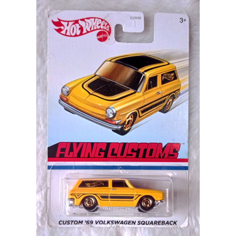 Jual Hot Wheels Flying Customs Custom '69 Volkswagen Squareback Yellow ...