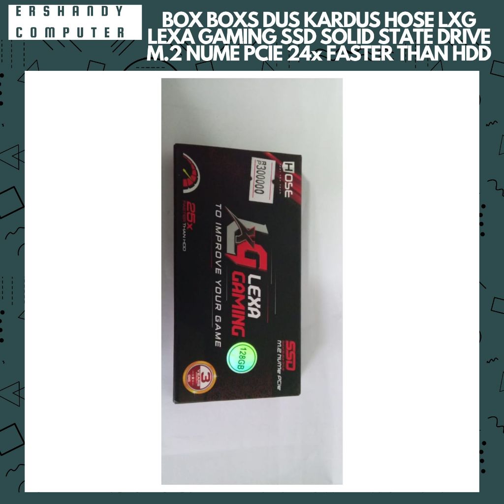 Jual BOX BOXS DUS KARDUS HOSE LXG LEXA GAMING SSD SOLID STATE DRIVE M.2 ...