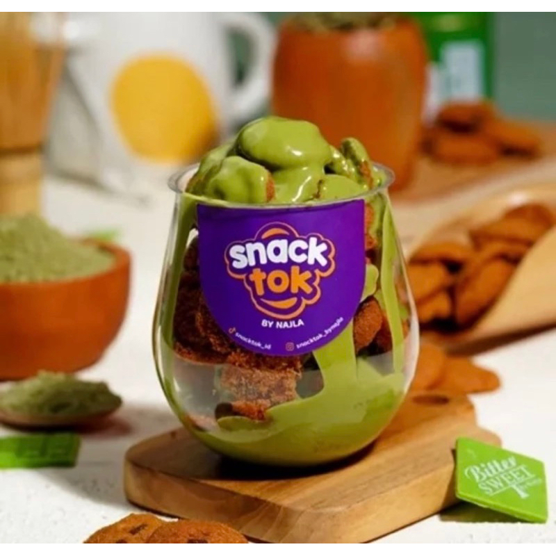 Jual Bittersweet by Najla Original Snacktok Matcha | Shopee Indonesia