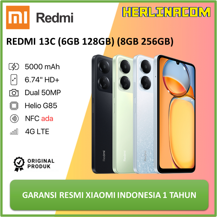 Jual XIAOMI REDMI 13C 6GB 128GB | 8GB 256GB - GARANSI RESMI INDONESIA | Shopee Indonesia