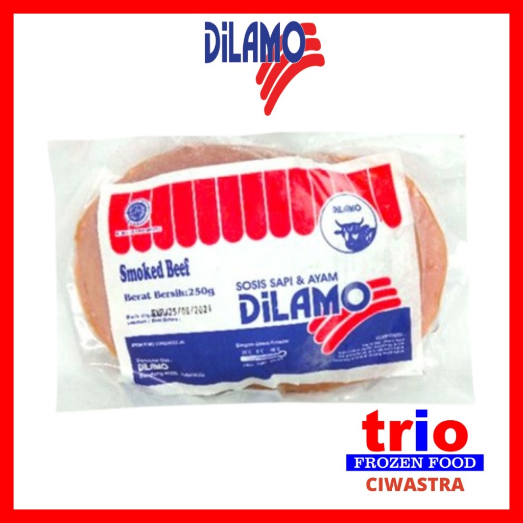 Jual Dilamo Smoked Beef Slice / Daging Asap 250gr | Shopee Indonesia