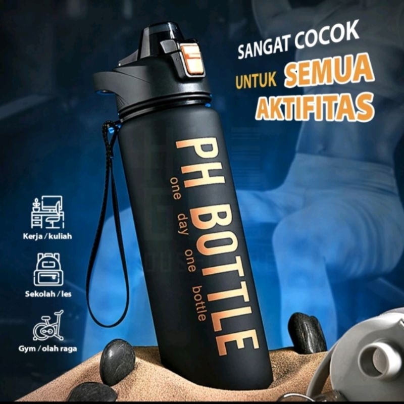 Jual Botol Minum 1 Liter Premium Botol Air Minum Anak Sport Design Anti ...