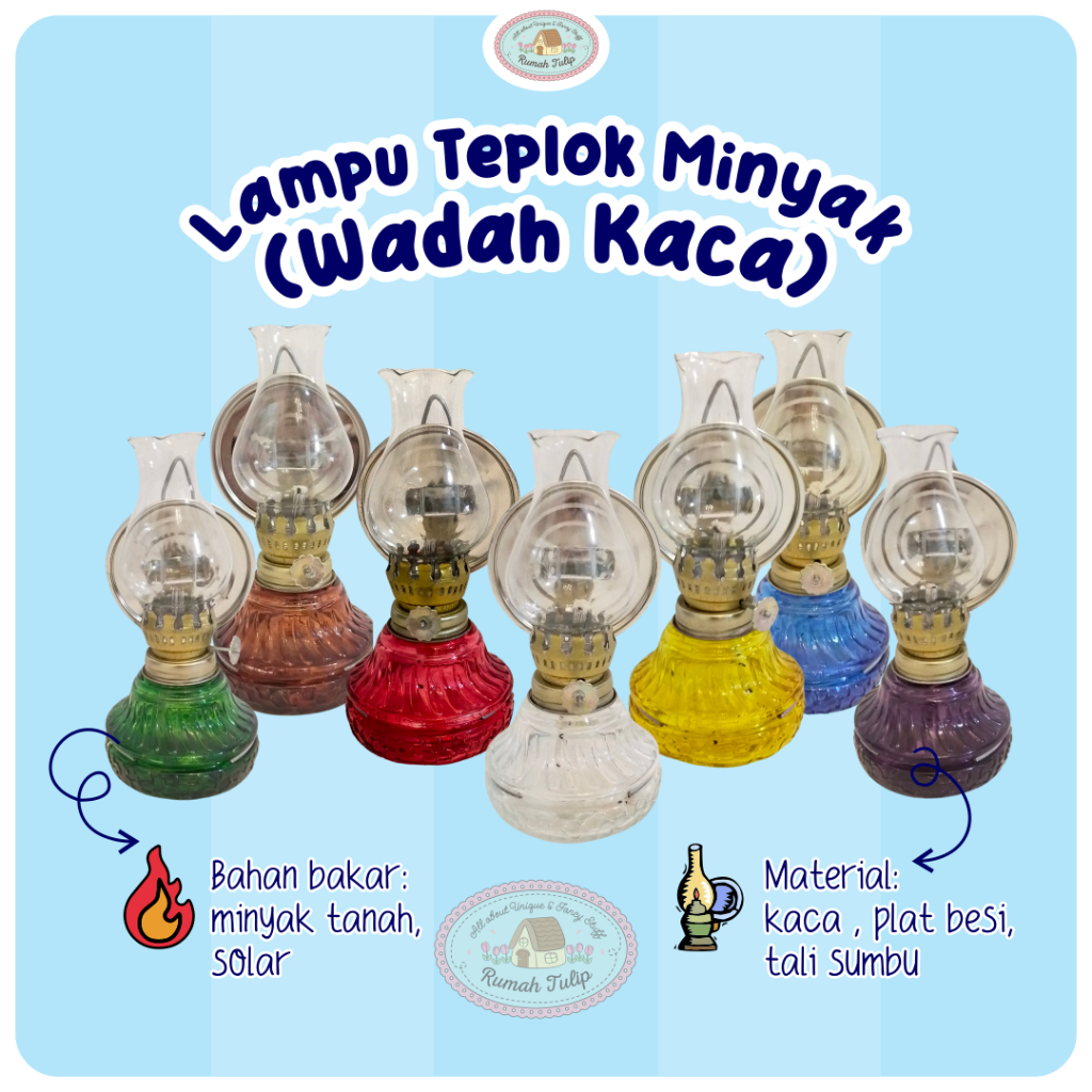 Jual Lampu Ublik Kaca, Lampu Teplok Kaca, Lampu Minyak Wadah Kaca,Lampu ...