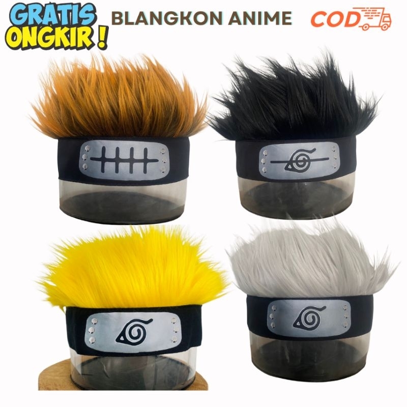 Jual Blangkon anime, Topi Cosplay anime Naruto, Topi Rambut Palsu ...