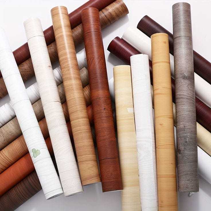 Jual Stiker PVC Motif Kayu Interior Film Pelapis Furniture Anti Air Dan ...