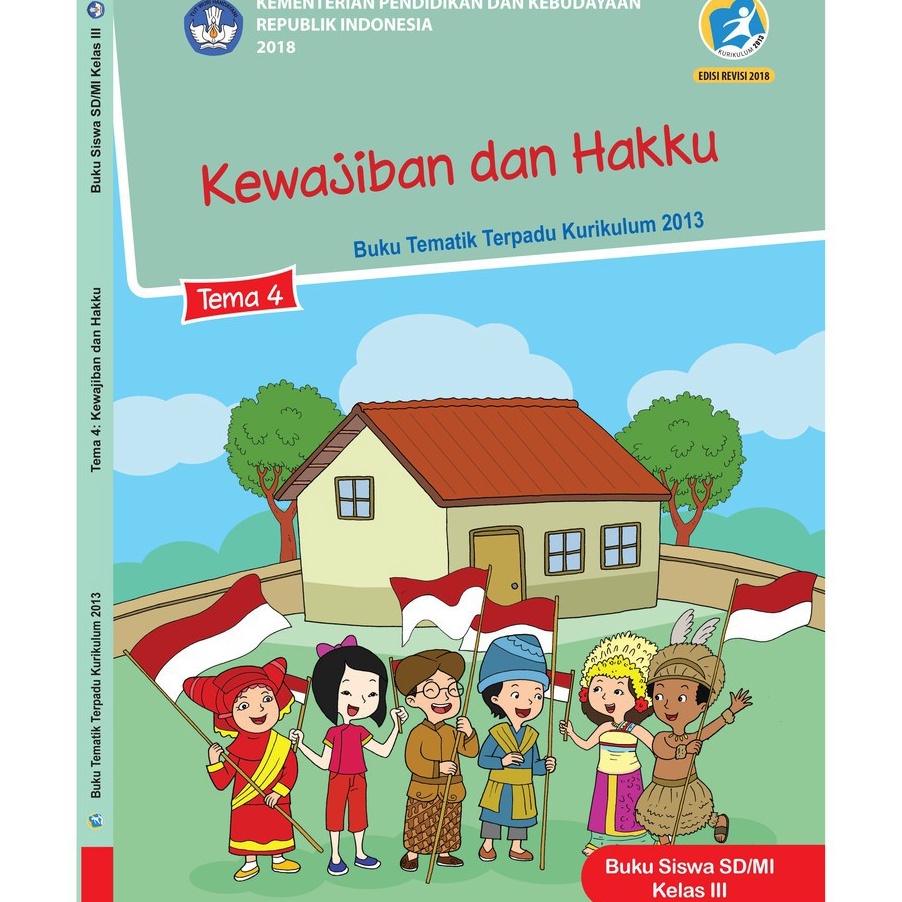 Jual PRODUK TERBARU Buku Tematik Kelas 3 Tema 4 Kewajiban Dan Hakku Revisi 218 Kurikulum 13 ...