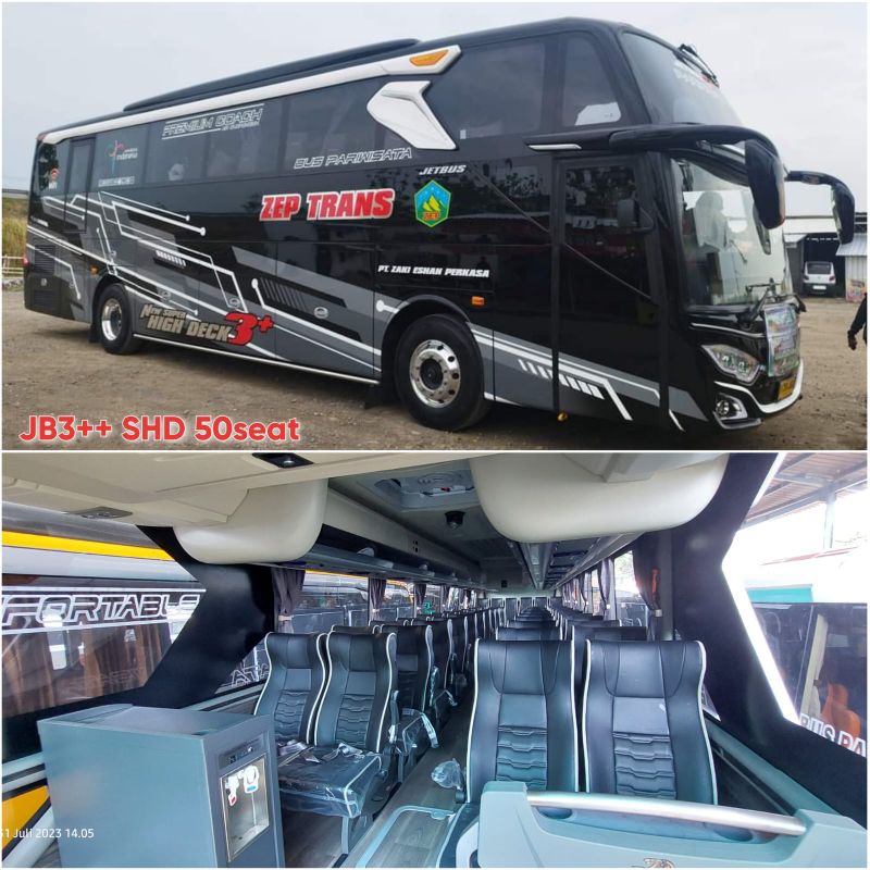 Jual SEWA BUS PARIWISATA SEAT 50 (2-2) | Shopee Indonesia