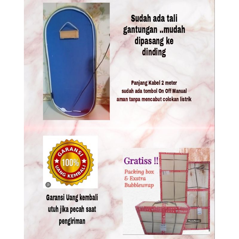 Jual Cermin Aestetick Jumbo Cermin Aestetick Jumbo Cermin Besar Oval ...