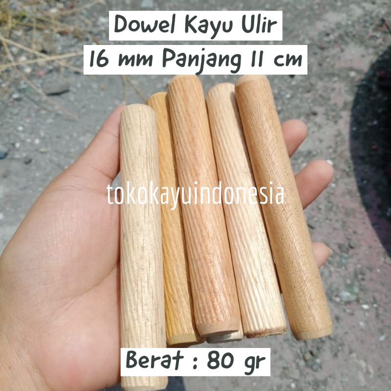 Jual Dowel Kayu Ulir 16 mm Panjang 11 cm Toko Kayu Indonesia | Shopee ...