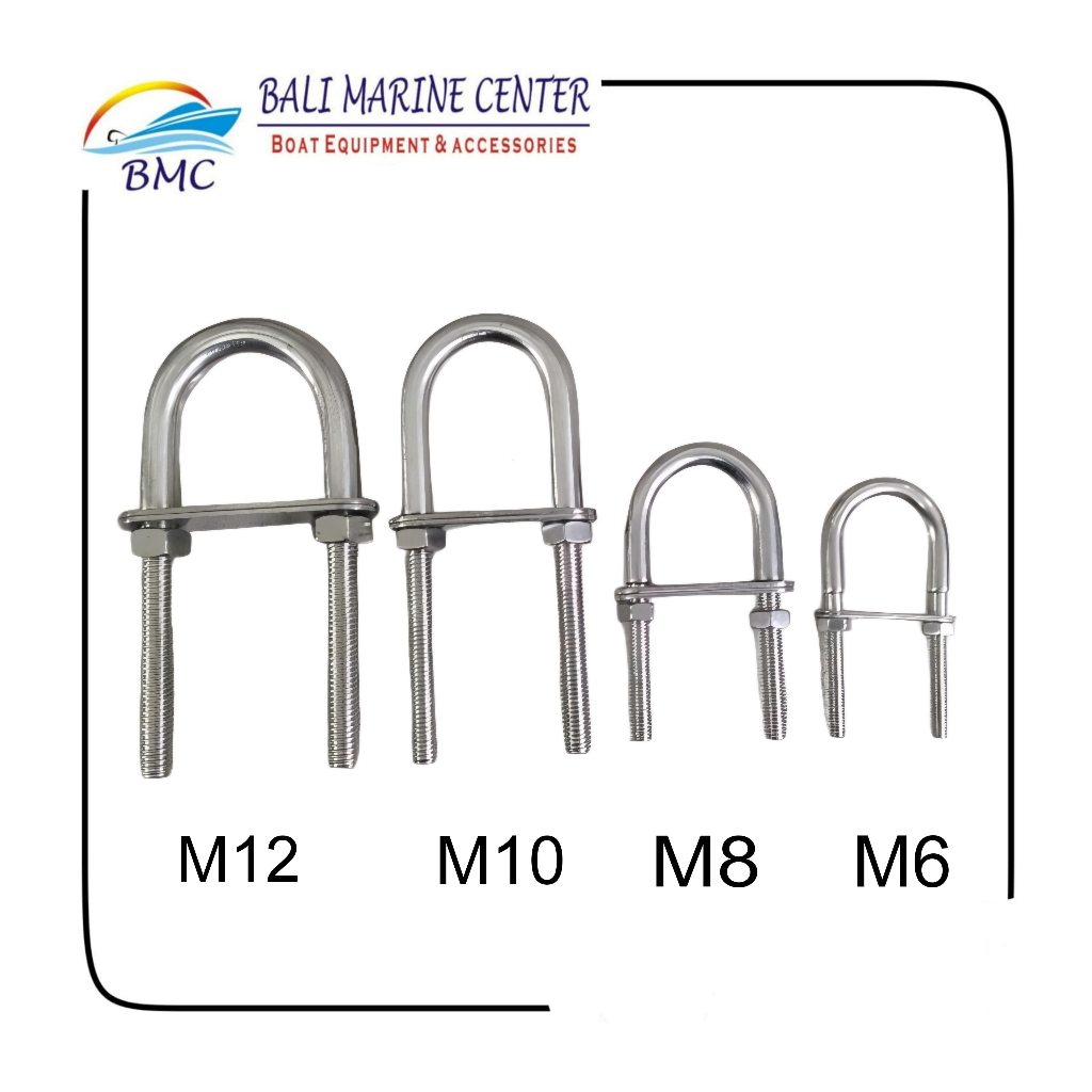 Jual U BOLT SS 316 M6,M8,M10,M12 | Shopee Indonesia