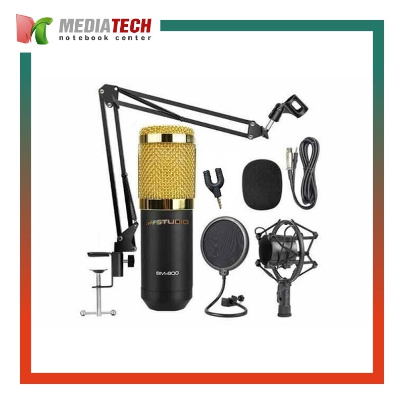 Jual MICROPHONE CONDENSER BM 800 FULL SET | Shopee Indonesia