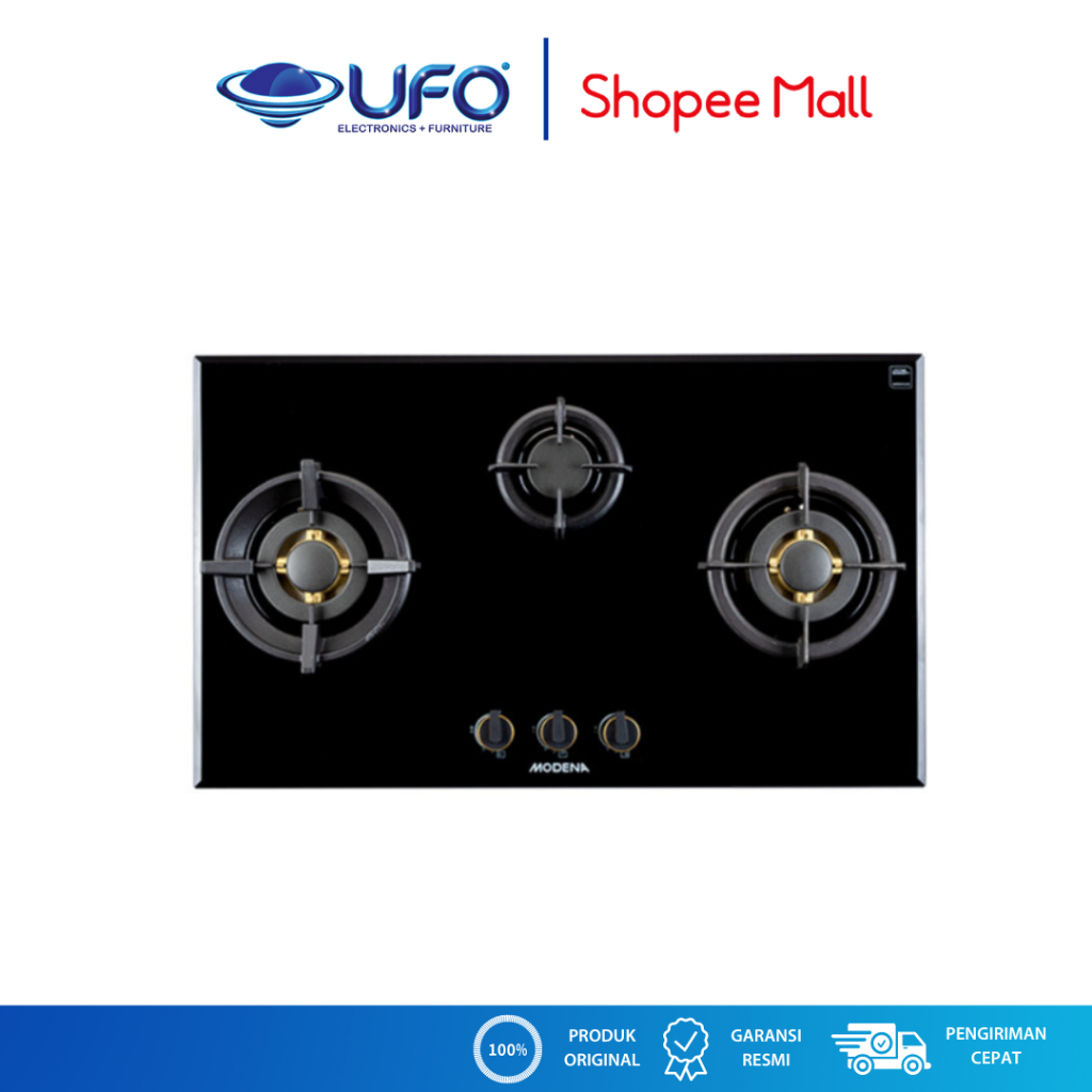 Jual Modena Kompor Gas Tanam 3 Tungku BH1935LB | Shopee Indonesia