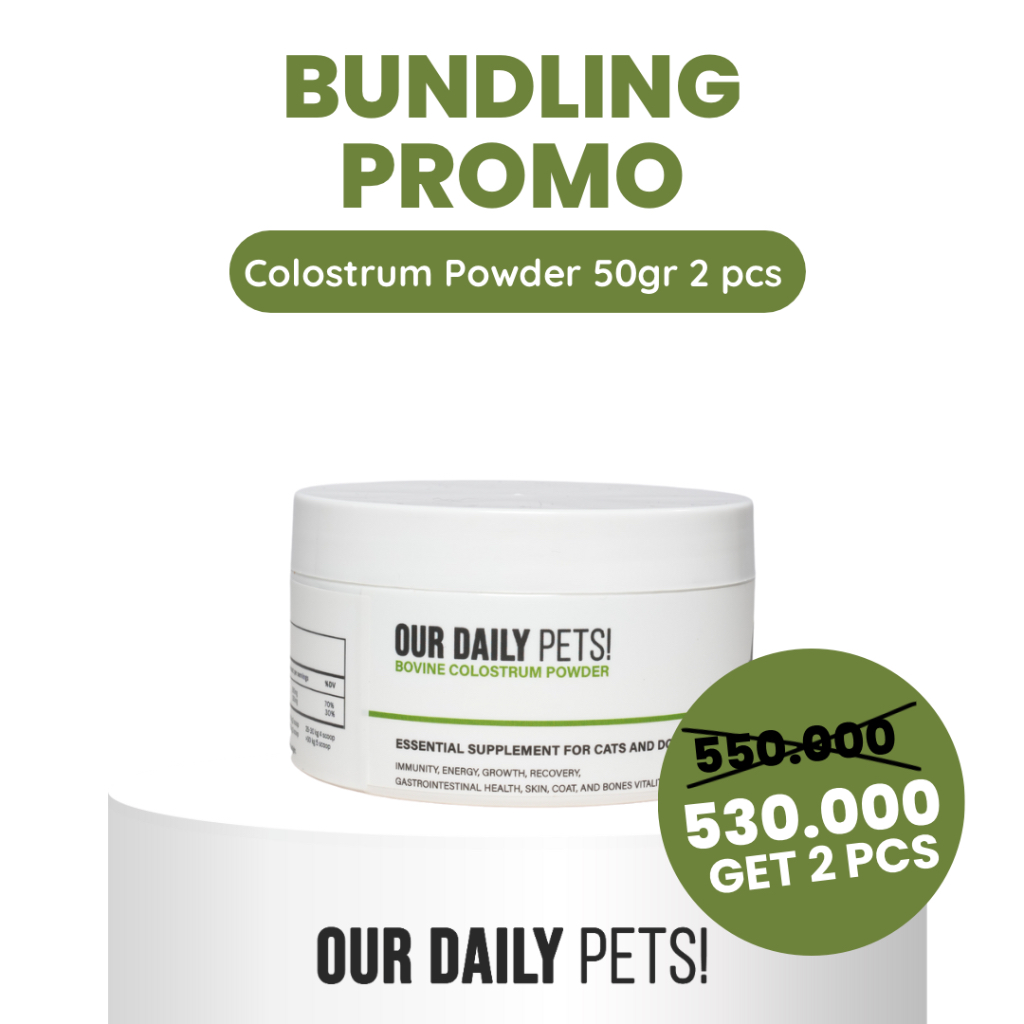 Jual Our Daily Pets | Bundling 2 HEMAT | Bovine Colostrum Powder for ...