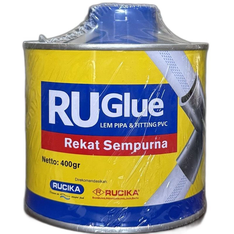 Jual LEM PIPA FITTING PVC RU GLUE/RUGLUE 400 GRAM/ML /LEM TETES ...