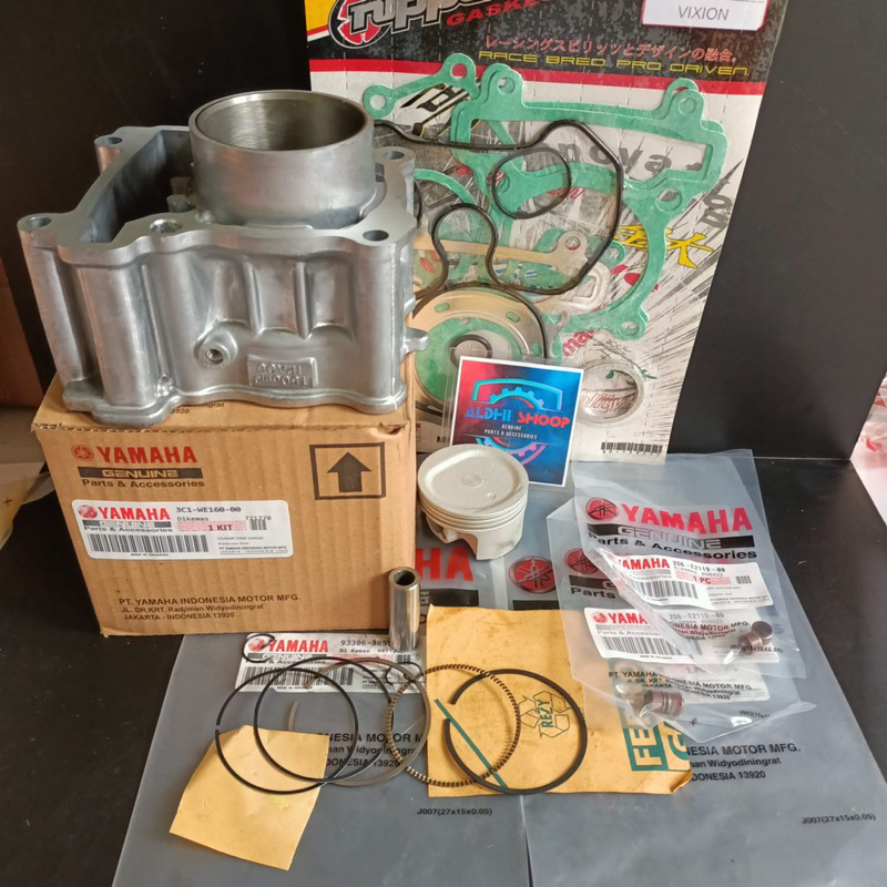 Jual Blok seher vixion komplit piston kit + top set vixion old ,vixion new pnp mx 135 3CI IPA ...