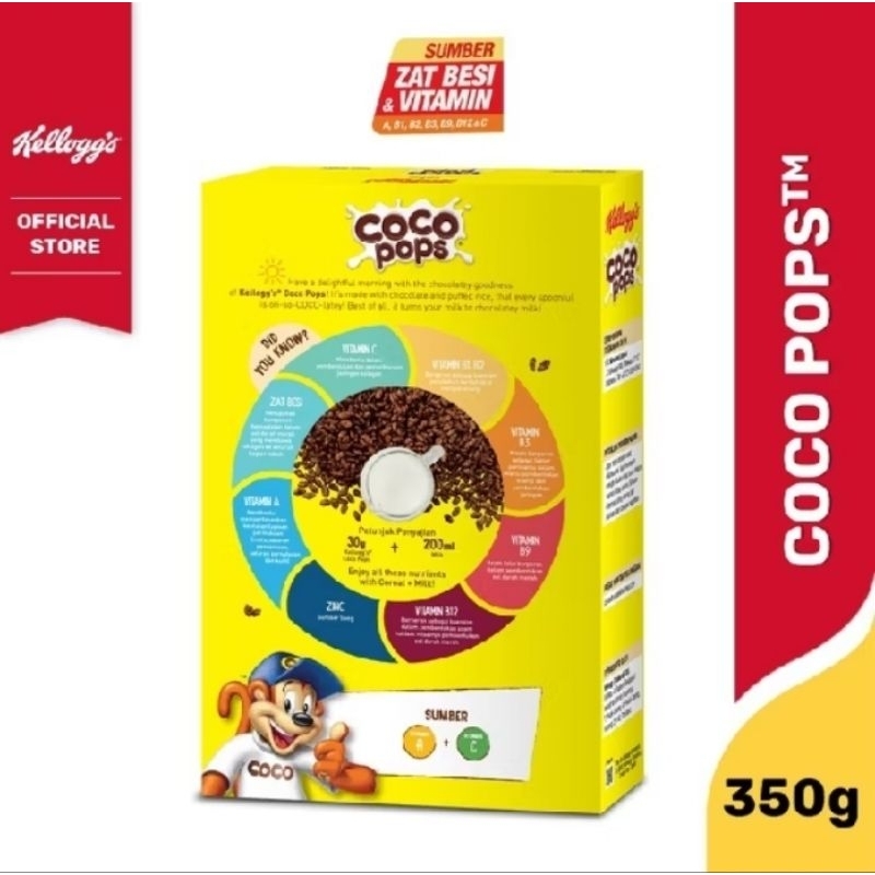 Jual Kelloggs Coco Pops ukuran 350gr | Shopee Indonesia