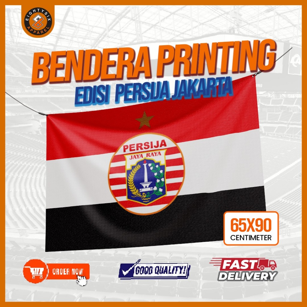 Jual BENDERA PRINTING SUPORTER PERSIJA (SIZE 65 X 90 CM ) | Shopee ...