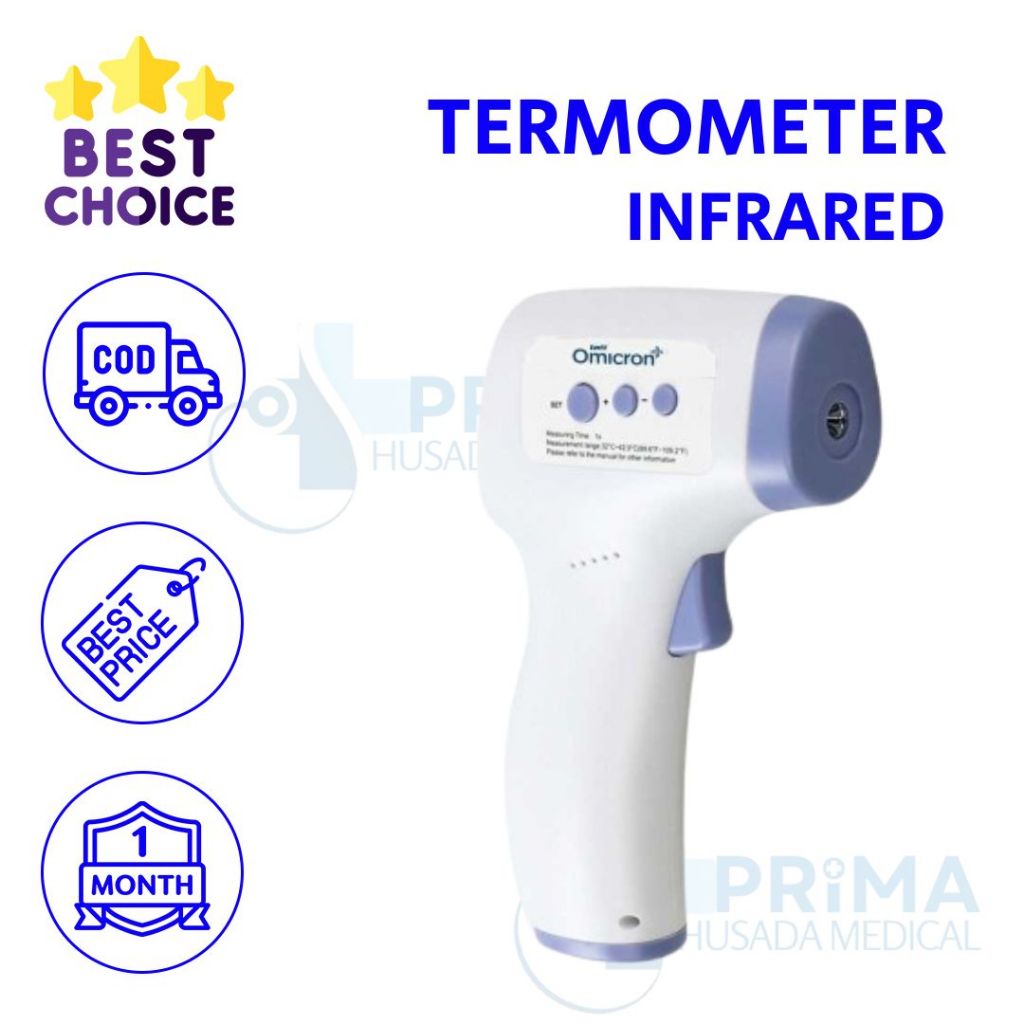 Jual Thermometer Thermogun Digital Infrared Tembak Termometer Cek suhu ...