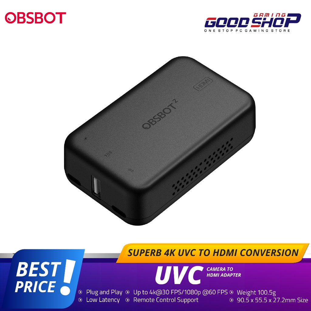 Jual OBSBOT UVC Camera to HDMI Adapter Untuk Webcam | Shopee Indonesia