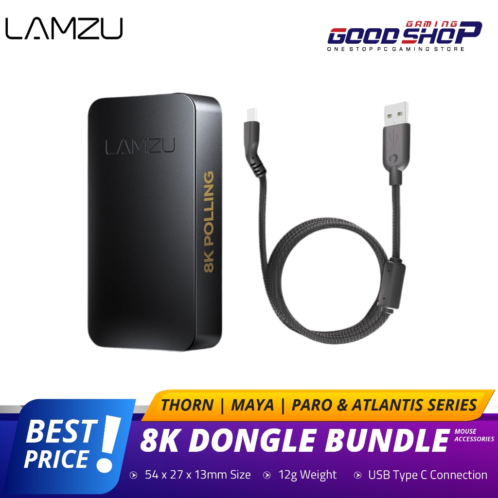 Jual Lamzu 8K Dongle Bundle Cable Type-C | Shopee Indonesia