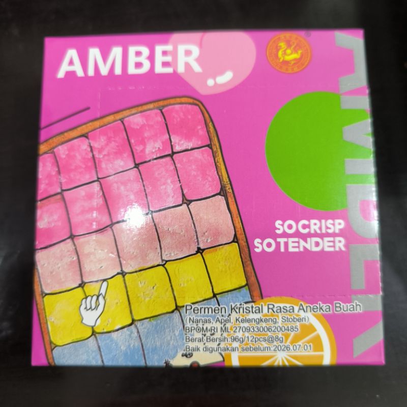 Jual PERMEN AMBER CRYSTAL CANDY 96GRAM | Shopee Indonesia