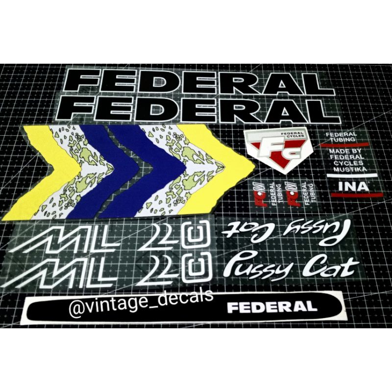 Jual sticker sepeda federal pussy cat ML20 | Shopee Indonesia