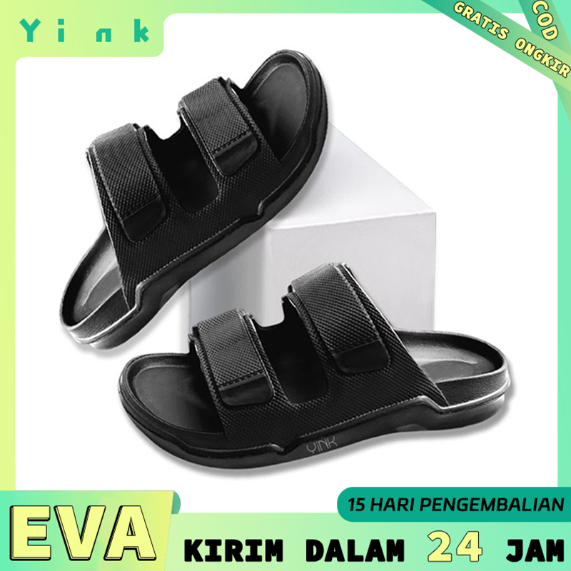 Jual Yink Sandal Selop Pria Casual Murah Keren Ban Dua Dewasa Eva ...