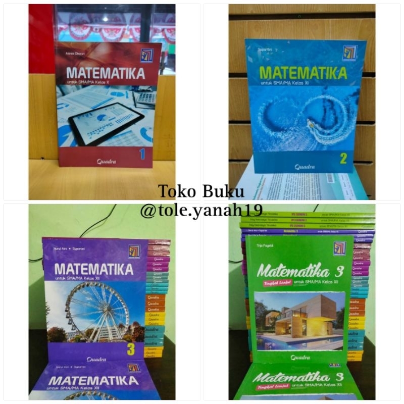 Jual Buku SMA Matematika Quadra Kurikulum Merdeka Kelas 10-12 | Shopee Indonesia