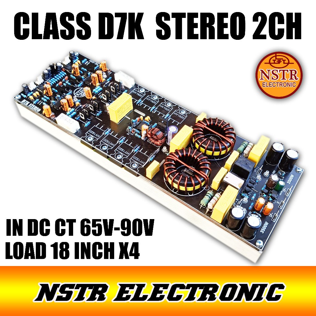 Jual CLASS D STEREO D7K TANPA ARUS BIAS LOAD 15INCH X4 18INCH X4 | Shopee Indonesia