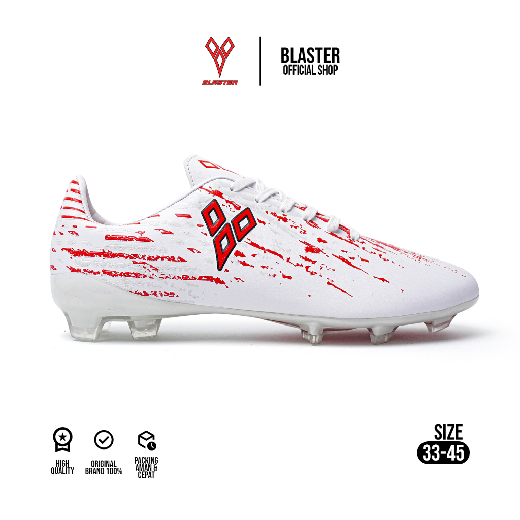 Jual BLASTER - Stride Putih Merah Sepatu Olahraga Sepak Bola Pria ...
