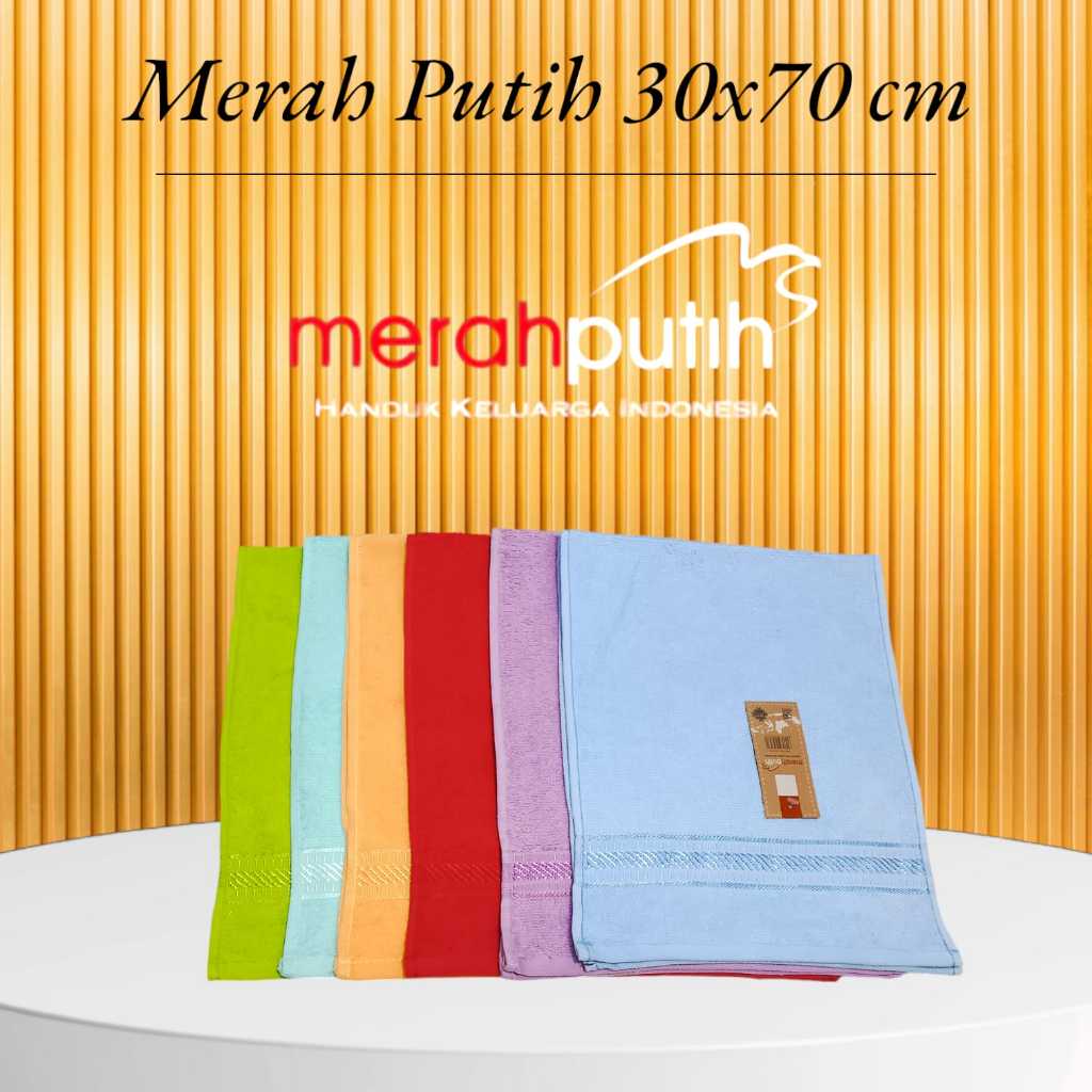 Jual Handuk Merah Putih Olahraga 30x70 cm | Shopee Indonesia