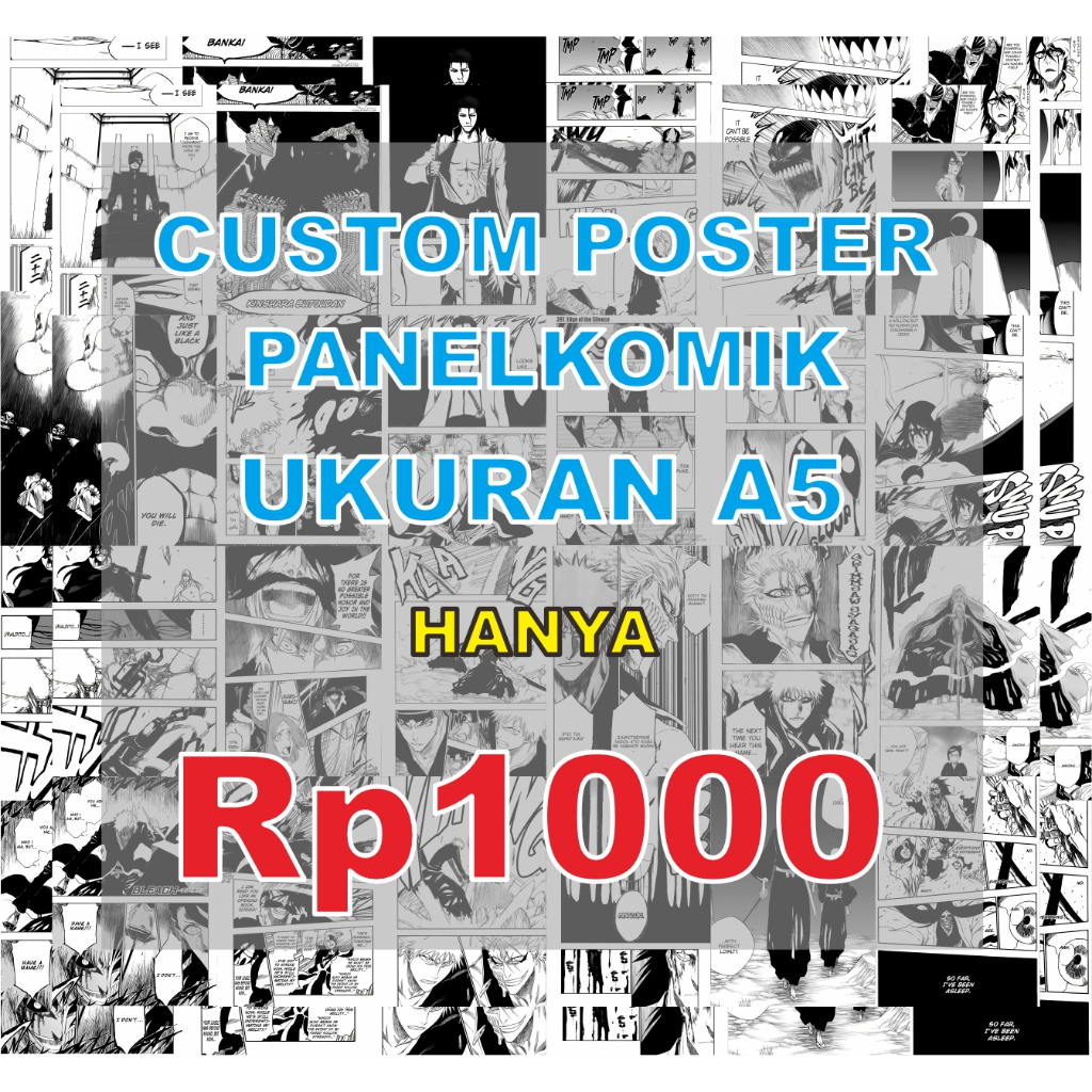 Jual CUSTOM Poster Panel Komik Dinding Aesthetic | Poster Aesthetic ...