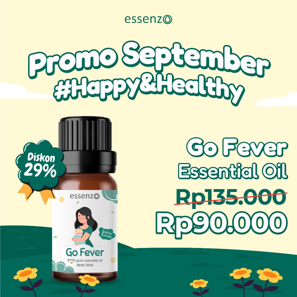 Jual Essenzo Go Fever Essential Oil | Shopee Indonesia