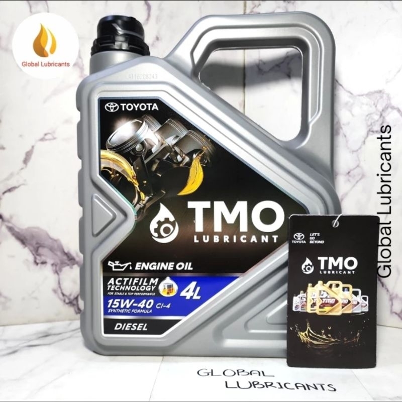 Jual ALL NEW BARCODE! Toyota Motor Oil/ TMO Hitam Diesel 15W-40 4 Liter ...