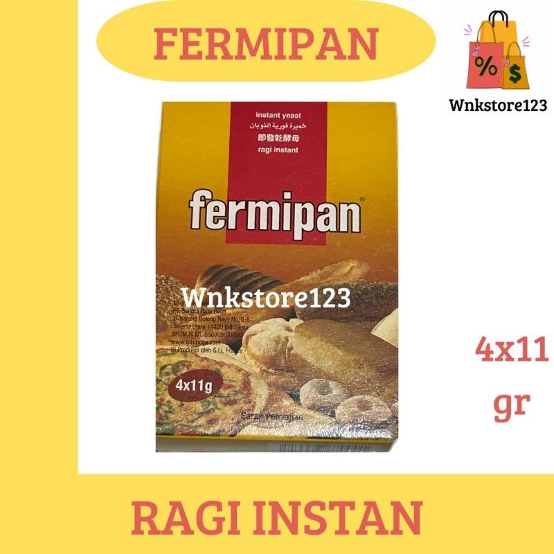 Jual Fermipan ragi instan ecer 1 sachet 11 gram | Shopee Indonesia