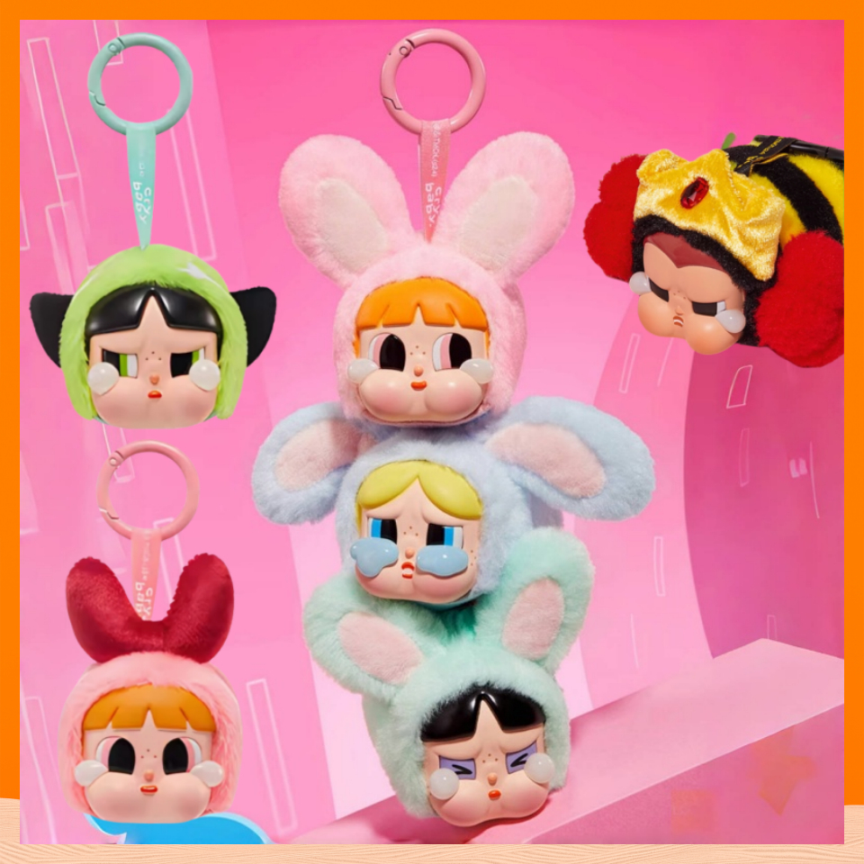 Jual PPG PLUSH POWERPUFF GIRLS POP MART ORI GANTUNGAN KUNCI GANCI BAG ...