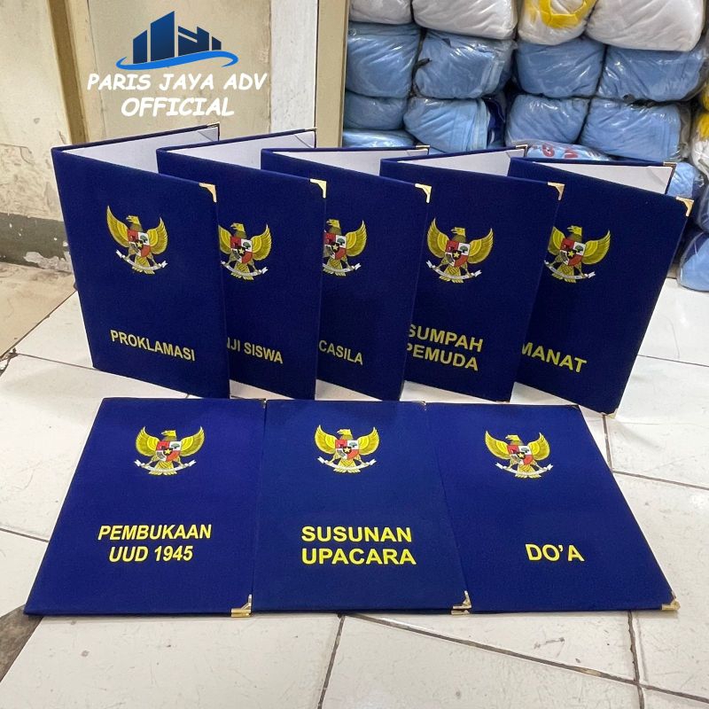 Jual 1Set Map Bludru Upacara Map Upacara Map Sablon Upacara Ready Stock ...