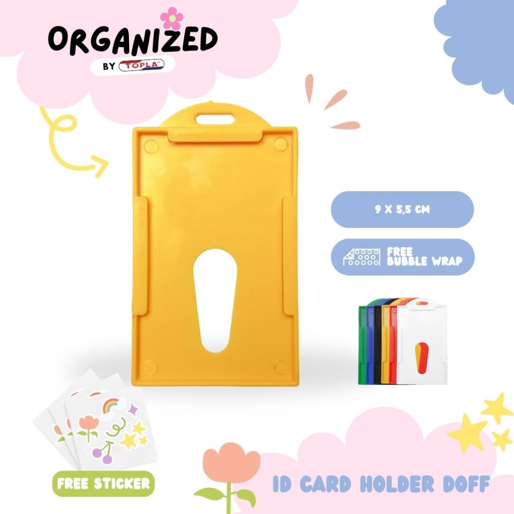 Jual Id card 001 Doff tempat nama kartu nama identitas panitia kantoran ...