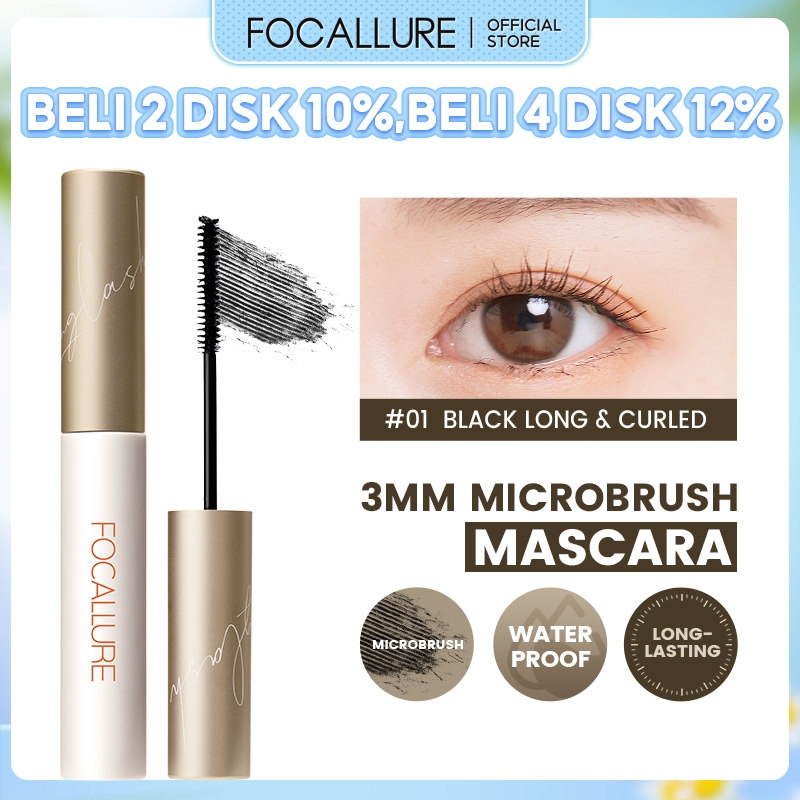 Jual FOCALLURE Curling Eyelash Tahan air Mascara | Shopee Indonesia