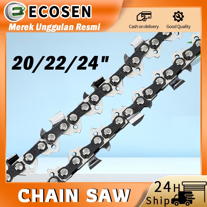 Jual ECOSEN Guide Bar Chainsaw 20 22 24 Inch Blade Chainsaw Chain Rantai Chainsaw | Shopee Indonesia